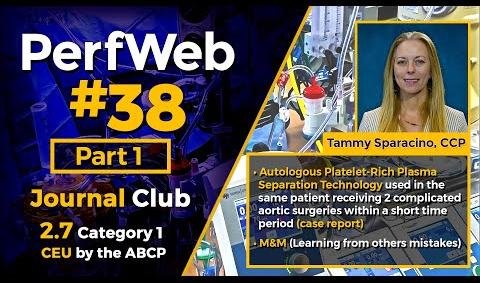 Autologous platelet rich plasma (PRP) separation technology - Perfusion ...